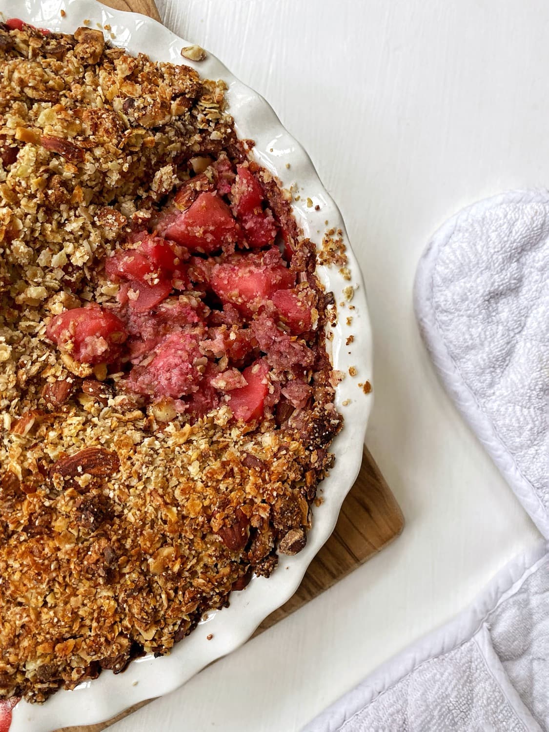 Refined Sugar Free Fruits Of The Forest Apple Crumble Recipe